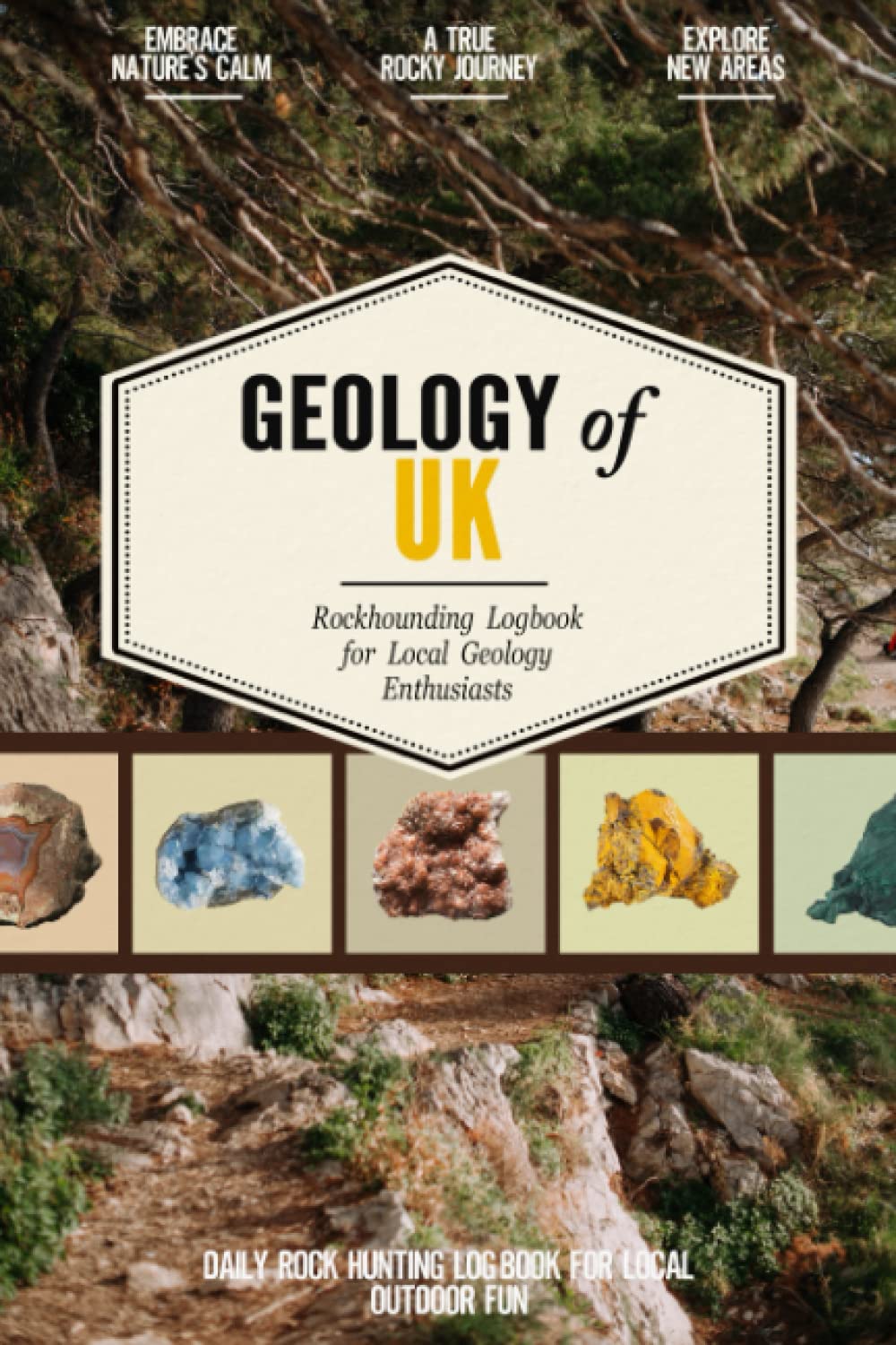 Geology of UK: Rock Hunting Log Book for Local State Geology ...