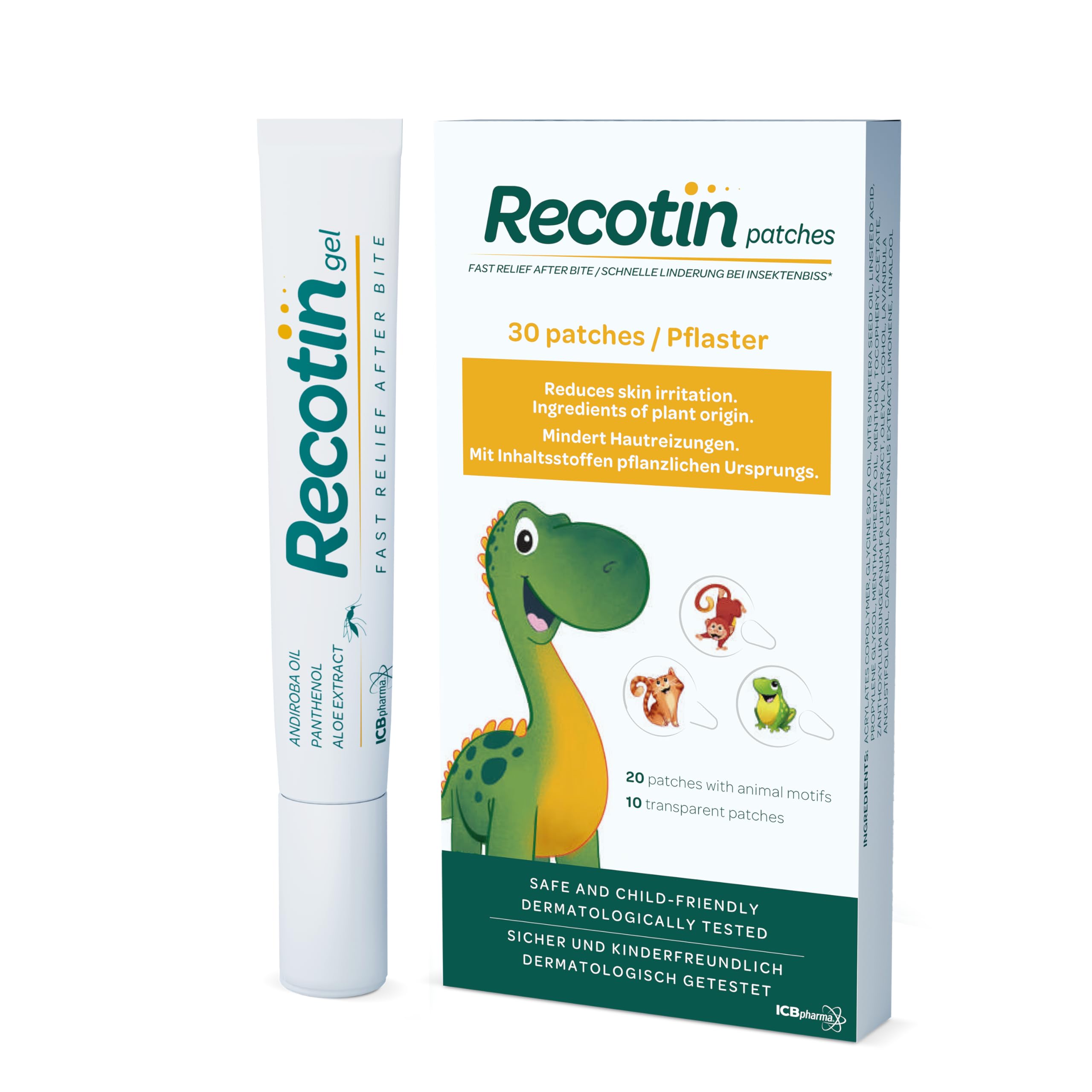 Recotin Afterbite Mosquitos Pack - 100% Ingredientes Naturales - Alivi...