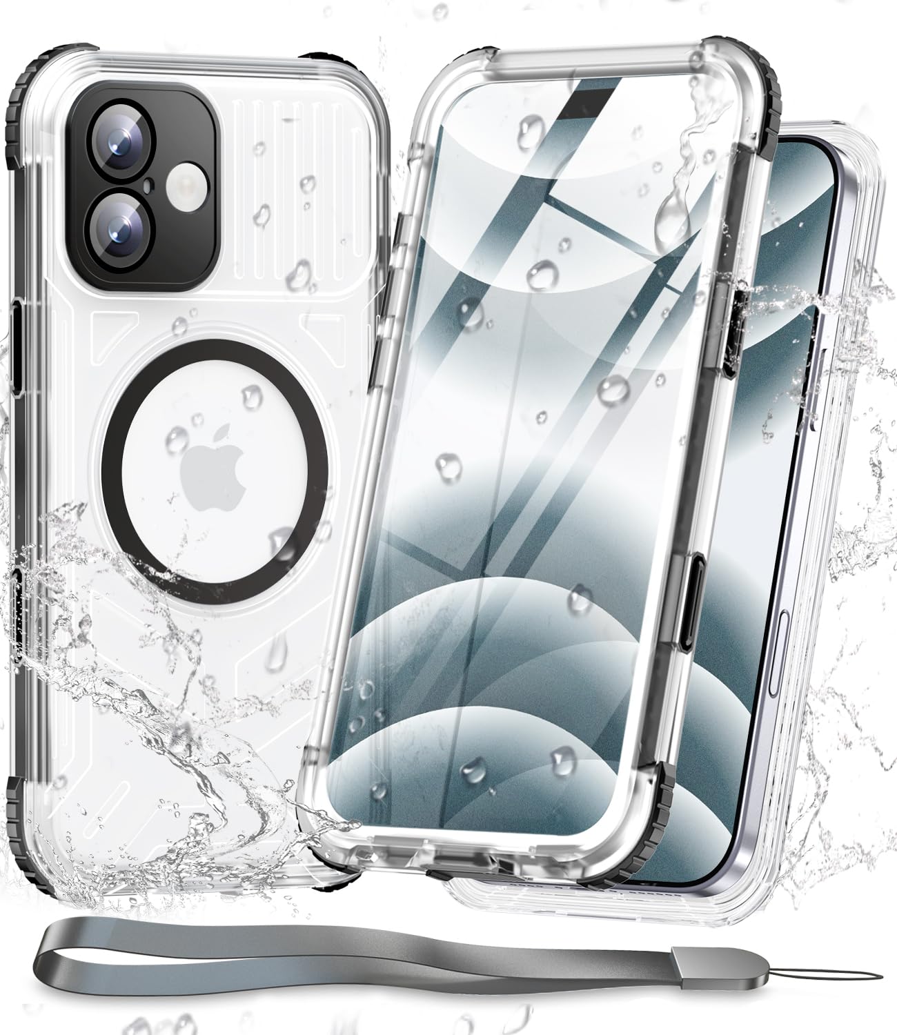 Amazon.com: WIFORT for iPhone 16 Waterproof Case, [IP68 Underwater ...