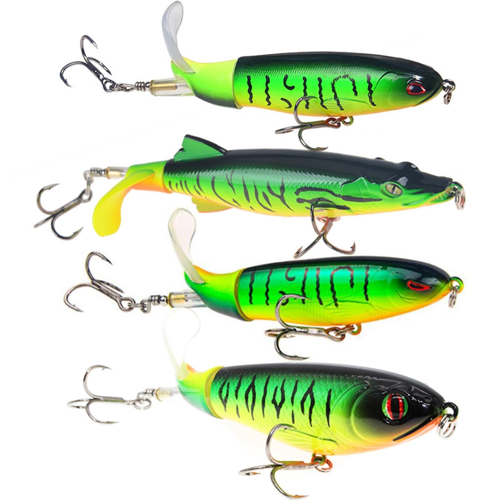 Esche Freshwater Multicolore Lotto Di 13 Esche Whopper Plopper 75mm ...