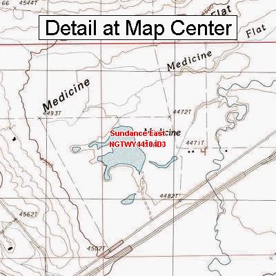 Amazon.com : USGS Topographic Quadrangle Map - Sundance East, Wyoming ...