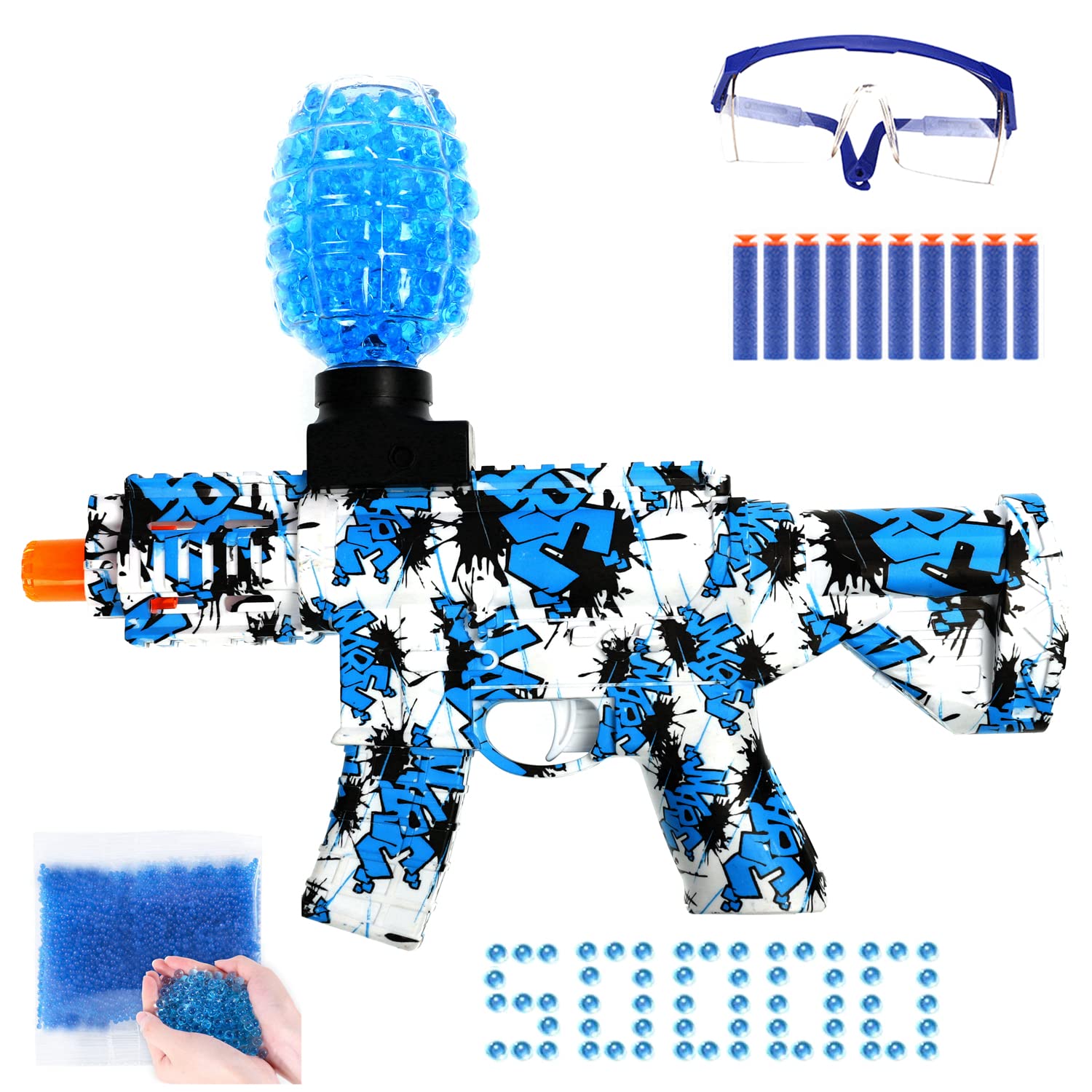 Buy Electric Gel Blaster Toy Gun-MP5 Gel Ball Blaster Toy Eco Friendly ...