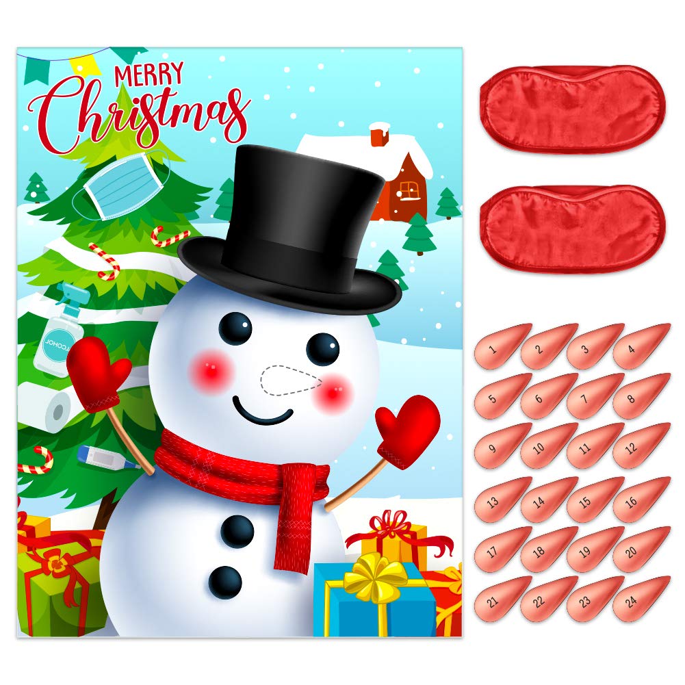Hohomark Christmas Party Games For Kids Pin The Nose On | Desertcart Kenya