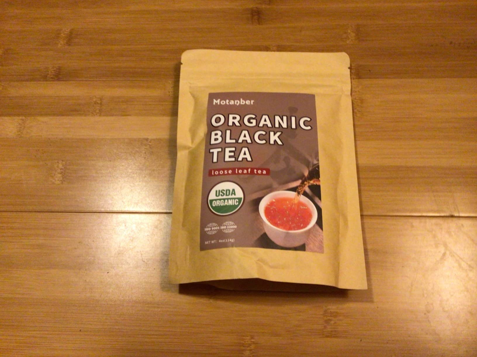 Amazon.com: Motanber Organic Black Tea | Loose Leaf Tea| 4oz Resealable ...