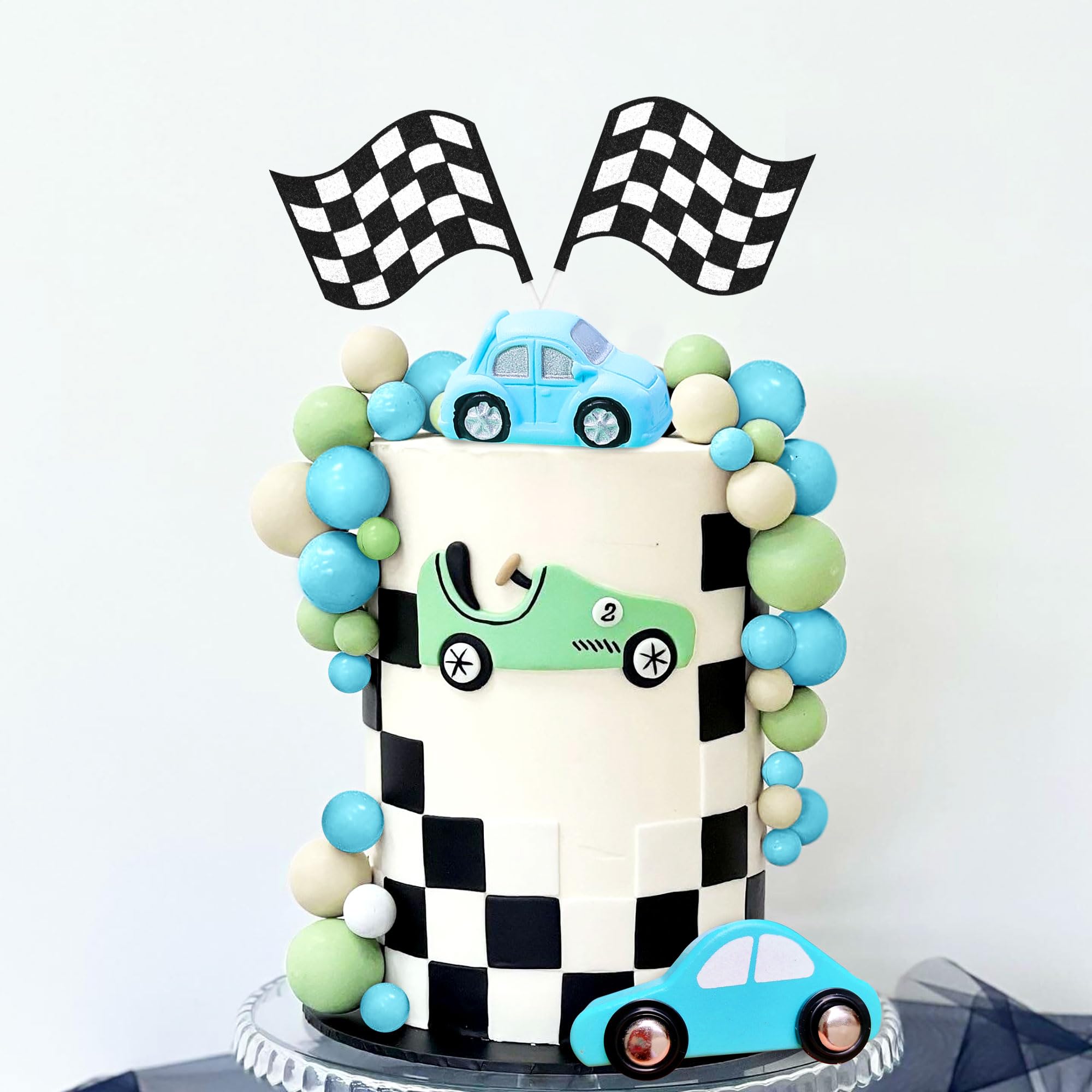 Snapklik.com : Two Fast Cake Topper Race Car Cake Decorations Car Cake ...