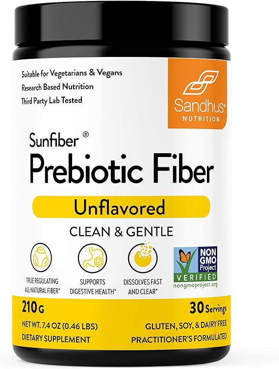 Amazon.com: Sandhu's Prebiotic Fiber Supplement Powder –30 Servings ...