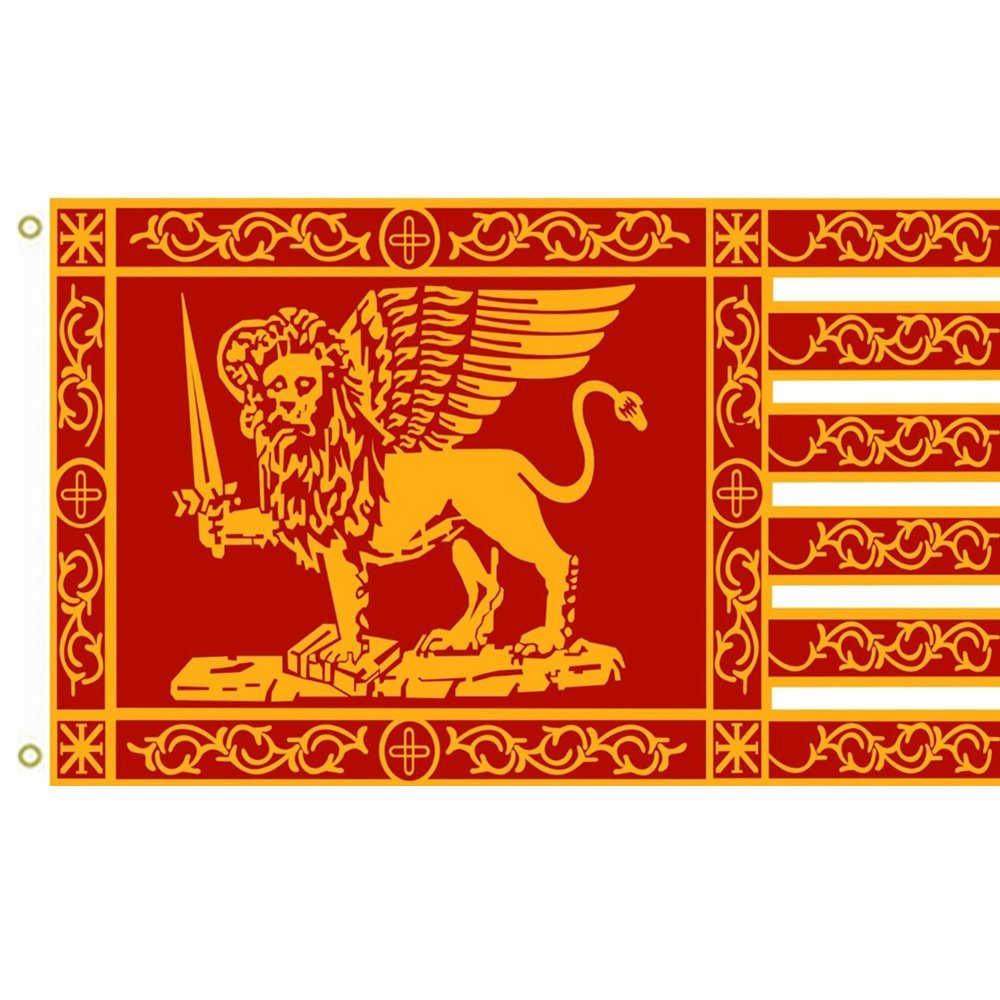 Venice Flag 2x Sticker Flag Vinyl Country Vintage Italy Veneto | EBay
