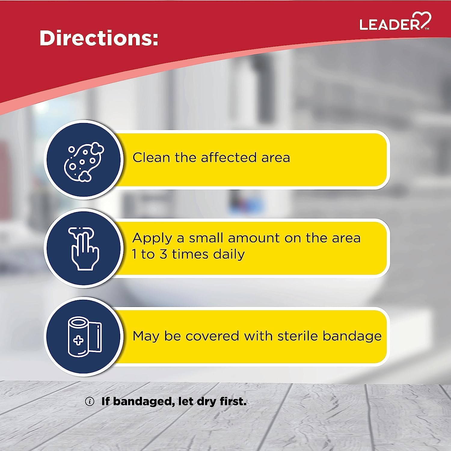 Snapklik.com : Leader Povidone Iodine 10% Prep Solution USP, First Aid ...