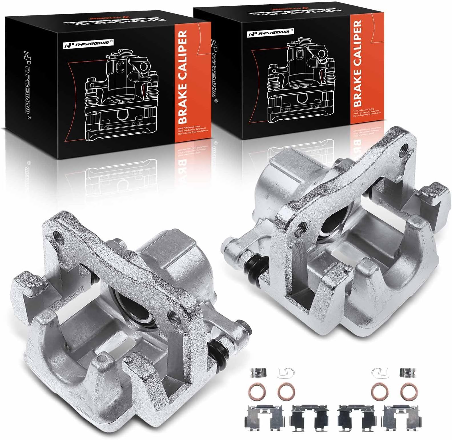 A-Premium Disc Brake Caliper Assembly with Bracket Compatible with ...