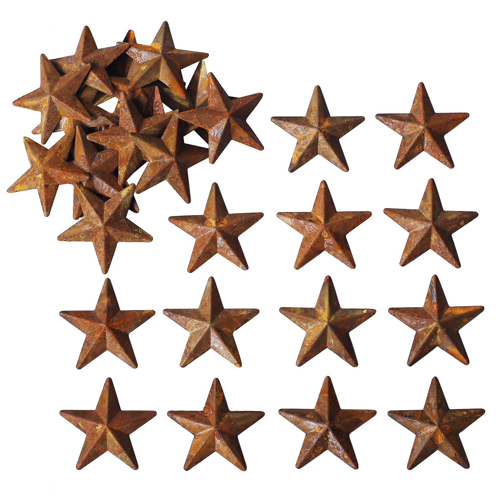 Small Rustic Metal Stars