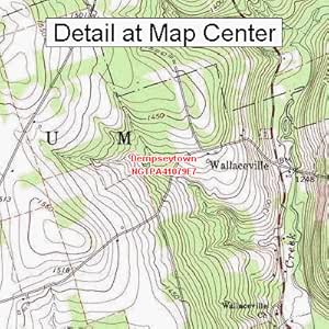 Amazon.com : USGS Topographic Quadrangle Map - Dempseytown ...