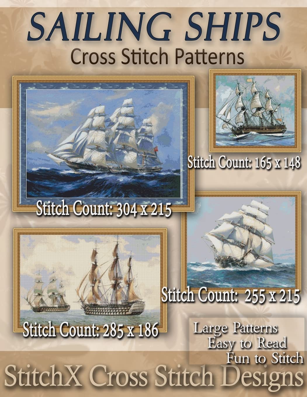 Sailing Ships Cross Stitch Patterns: Warrington, Tracy, StitchX ...