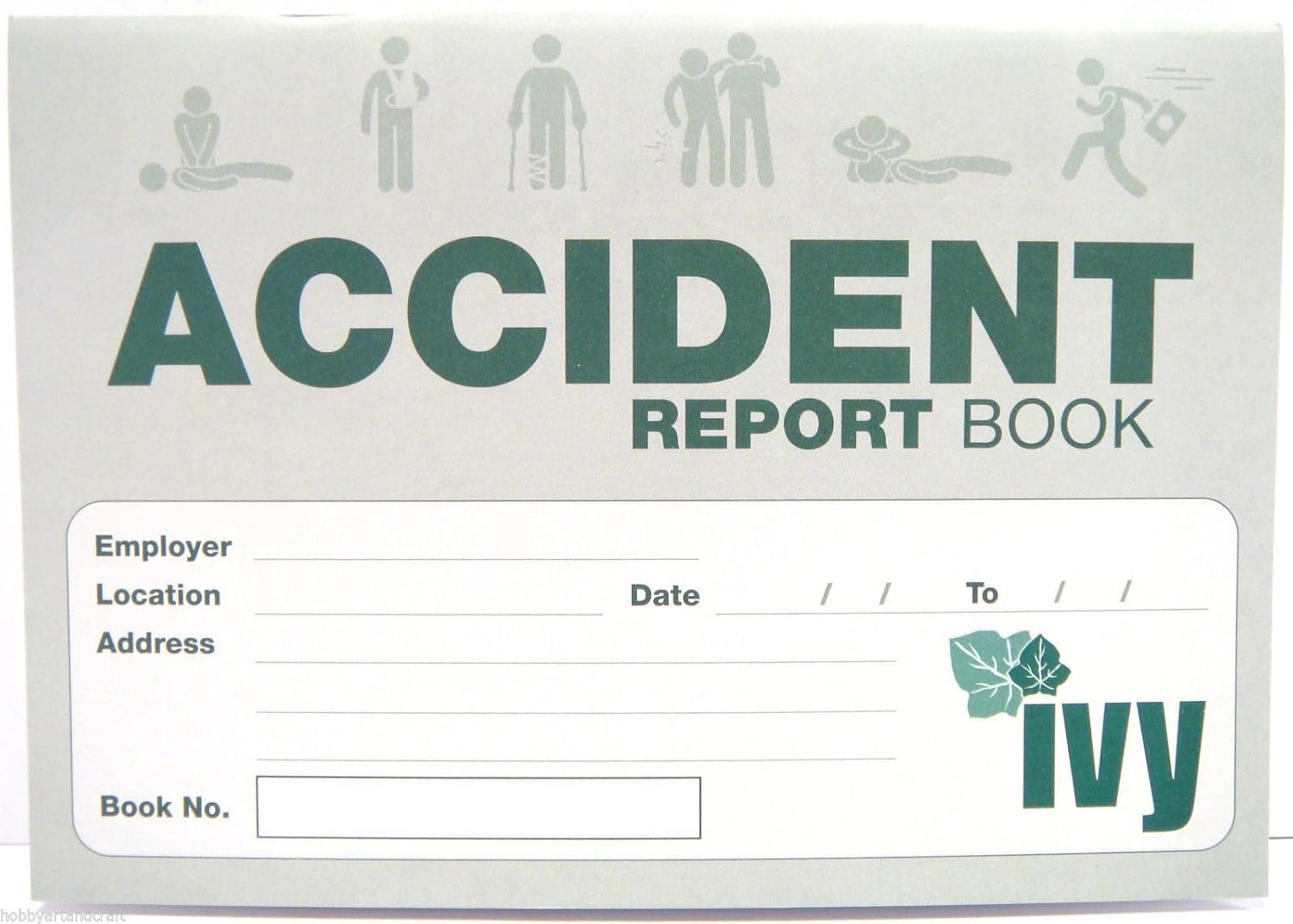 Accident Report Book Injury Record Book Injury Report Accident Book ...