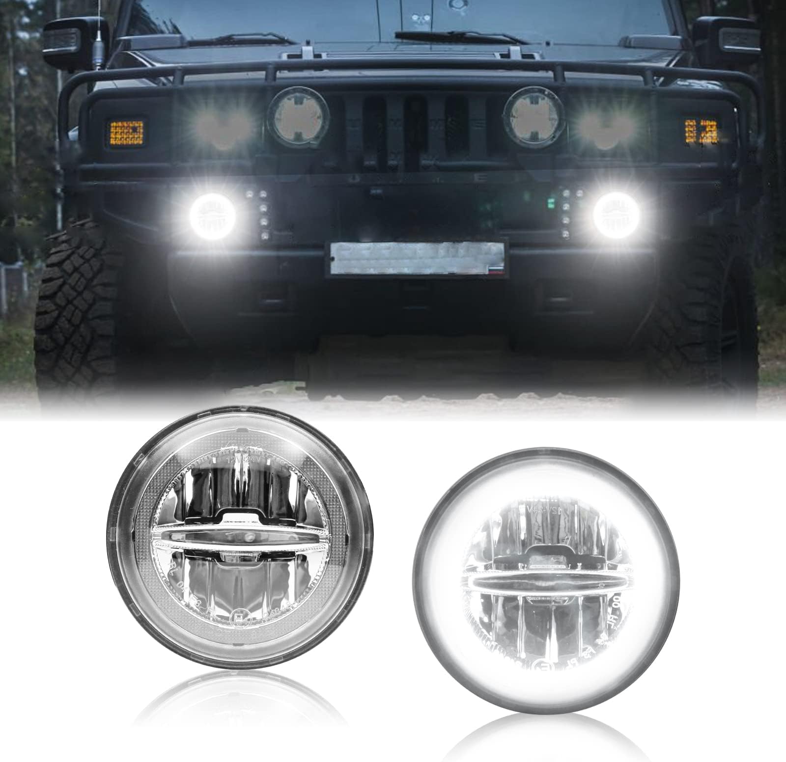 Amazon.com: Mynoway LED DRL Daytime Running Fog Lights Assembly ...