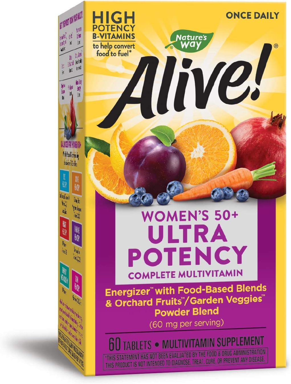 Amazon.com: Nature's Way Alive!® Once Daily Women's 50+ Multivitamin ...