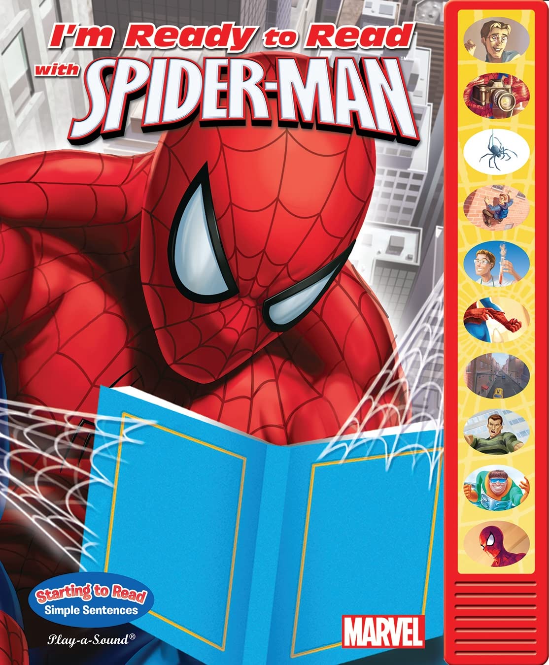 Amazon.com: Marvel - Spider-man I'm Ready to Read Sound Book - PI Kids ...