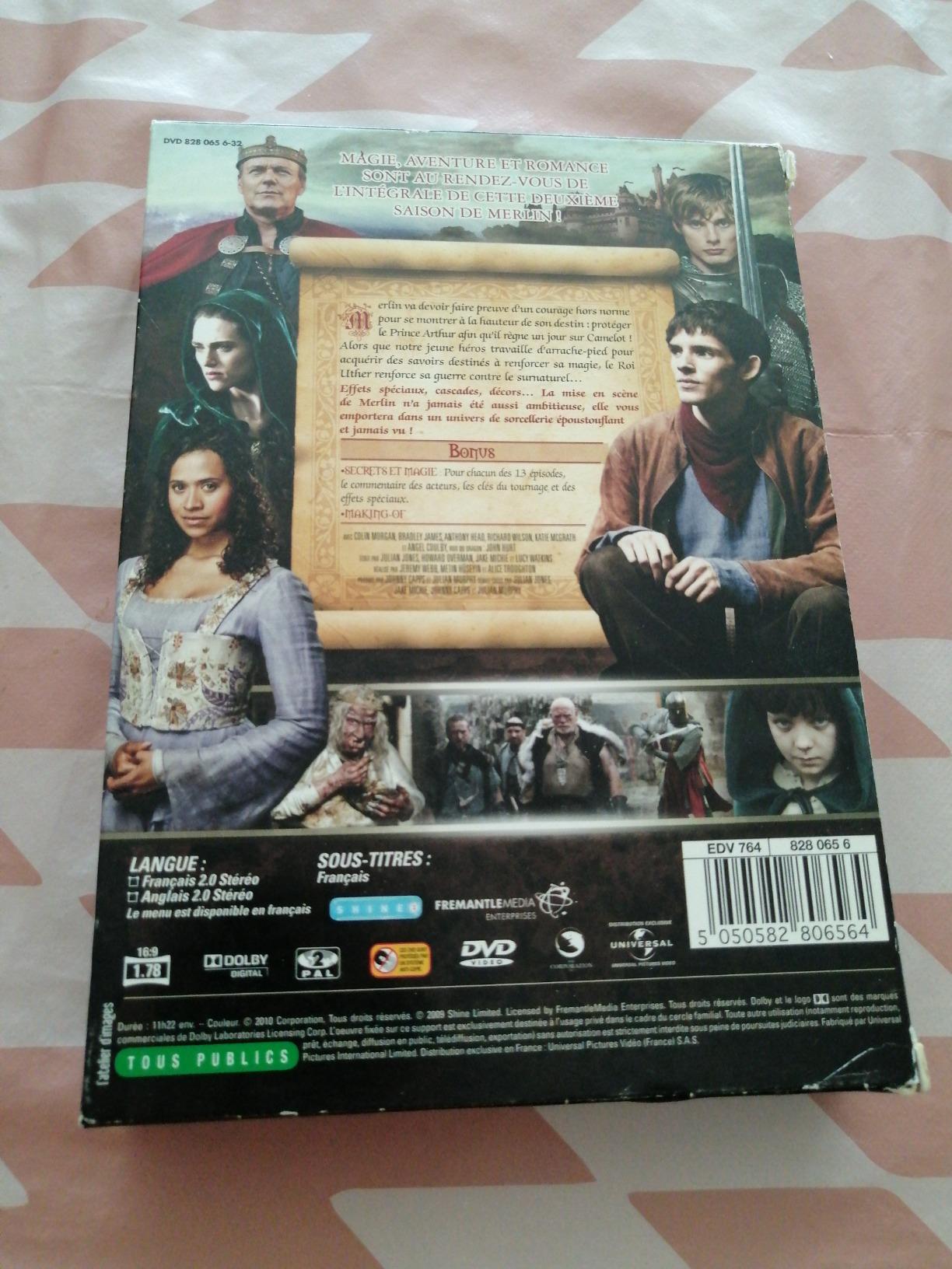 Merlin-Complete Series 2 Box Set: Amazon.fr: DVD et Blu-ray