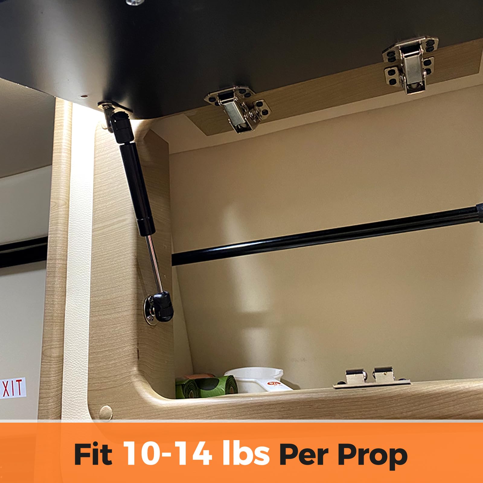 Snapklik.com : 10 Inch 13 Lbs Gas Struts, 10 58 N Toolbox Lid Gas ...