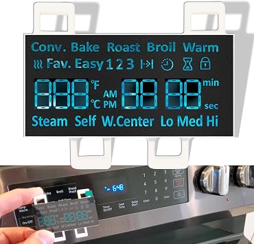 DE07-00129A LED Display Board Fit for Samsung Electric Range - Oven ...