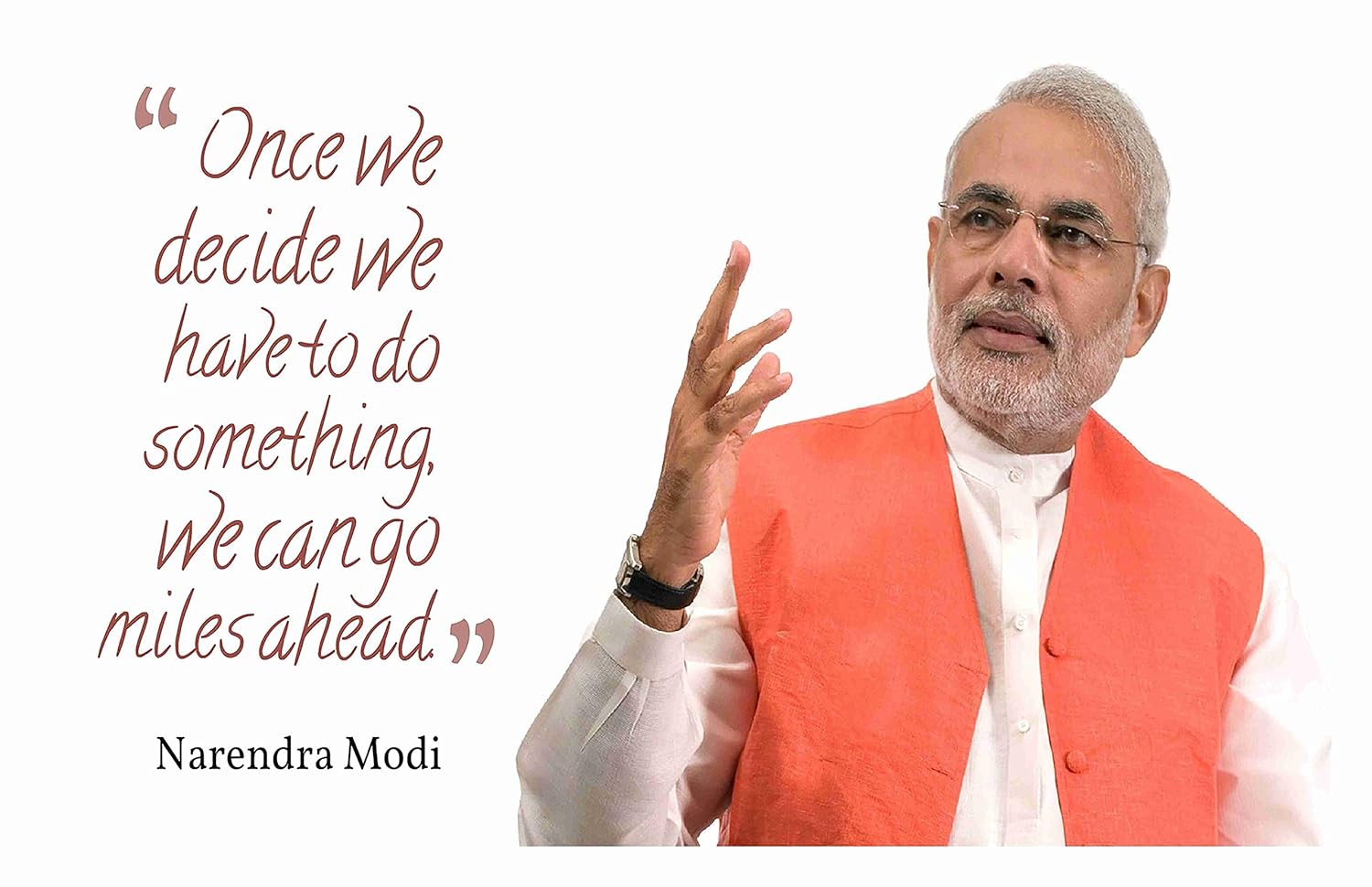 BALDAU PRINTS Narendra Modi Wall Poster For Room (Gloss Laminated ...