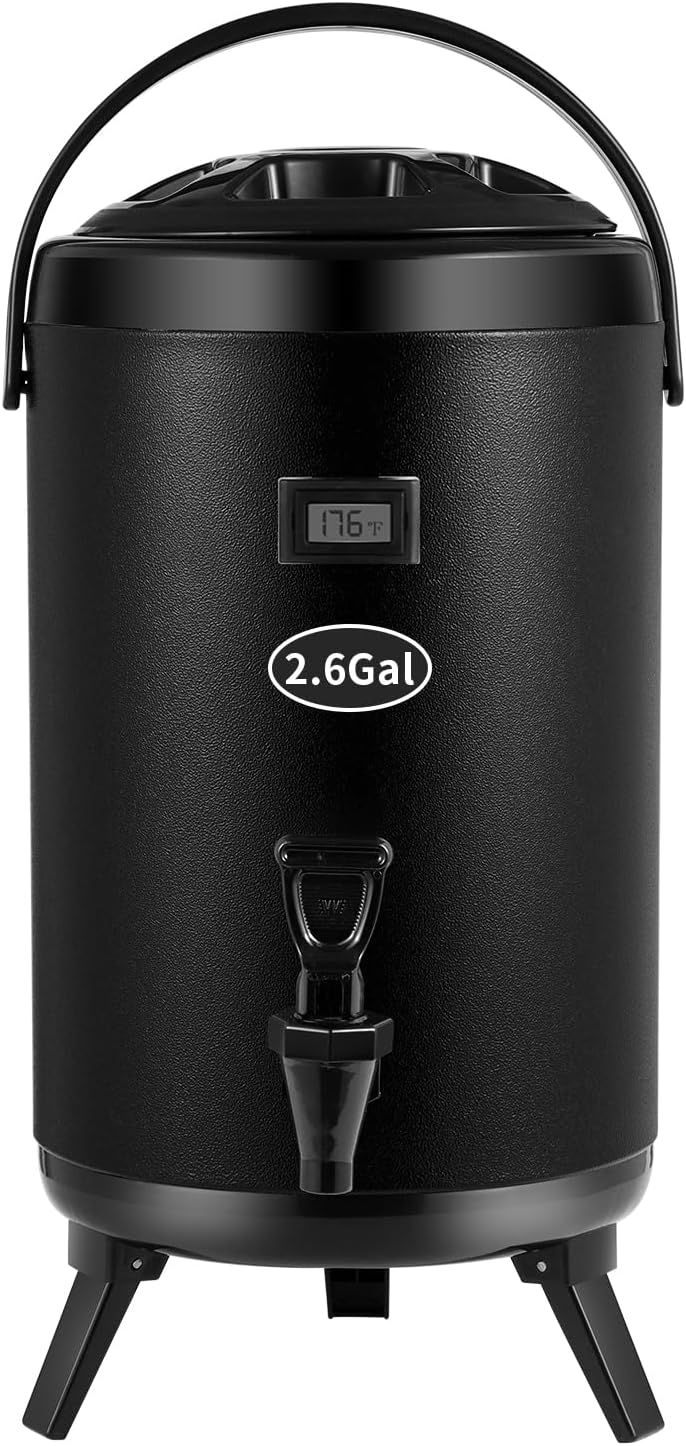 Amazon.com | Mifoci 2 Pcs Stainless Steel Insulated Beverage Dispenser 12l/3.2gallon, Coffee Urn ...