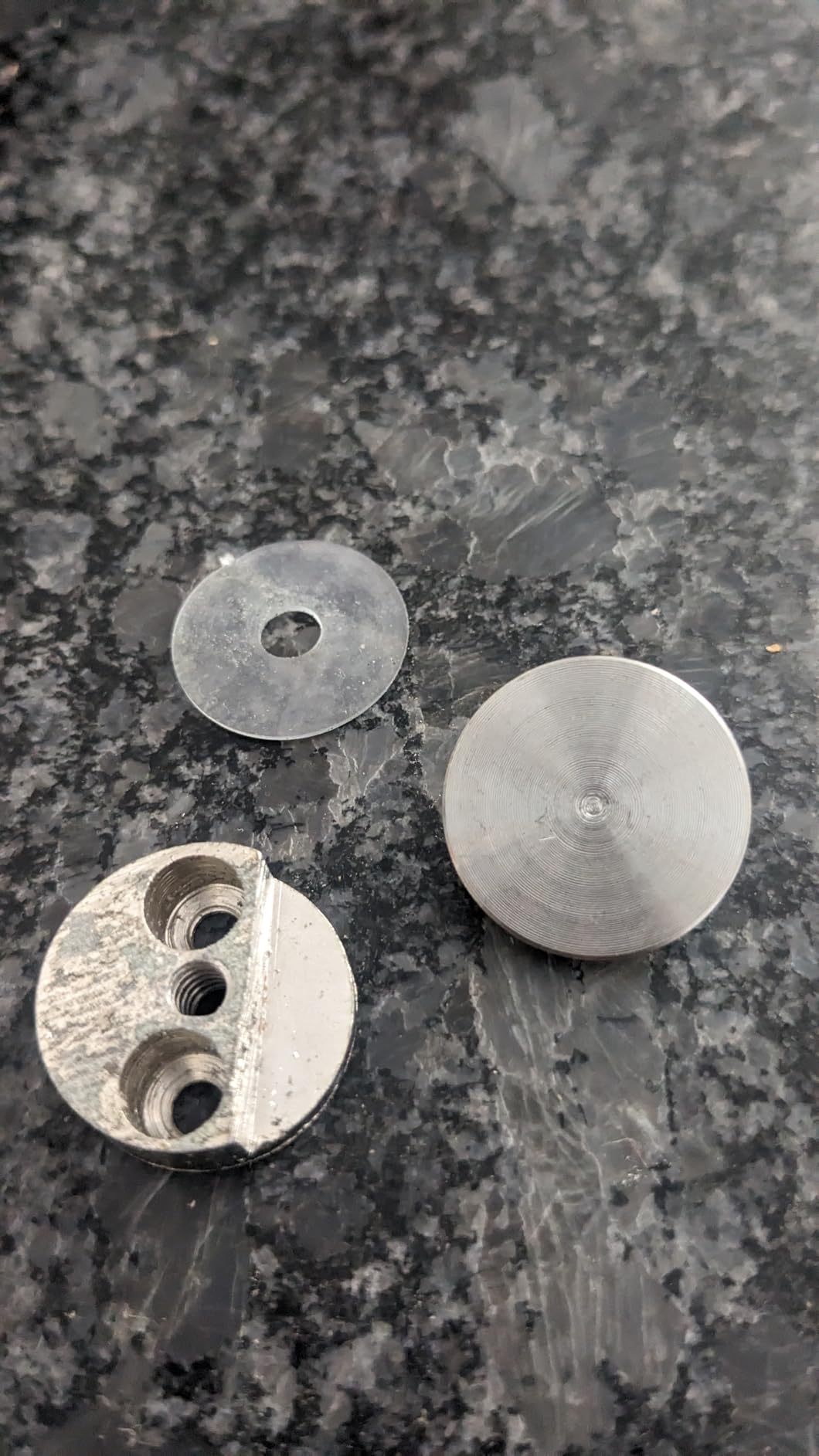 Buy RAB Mirror Button Aluminum Round Wall Mount Mirror Button for Glass ...