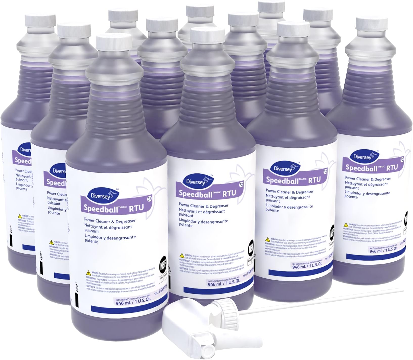 Amazon.com: Diversey 95891164 Speedball 2000 Heavy-Duty Cleaner Citrus ...