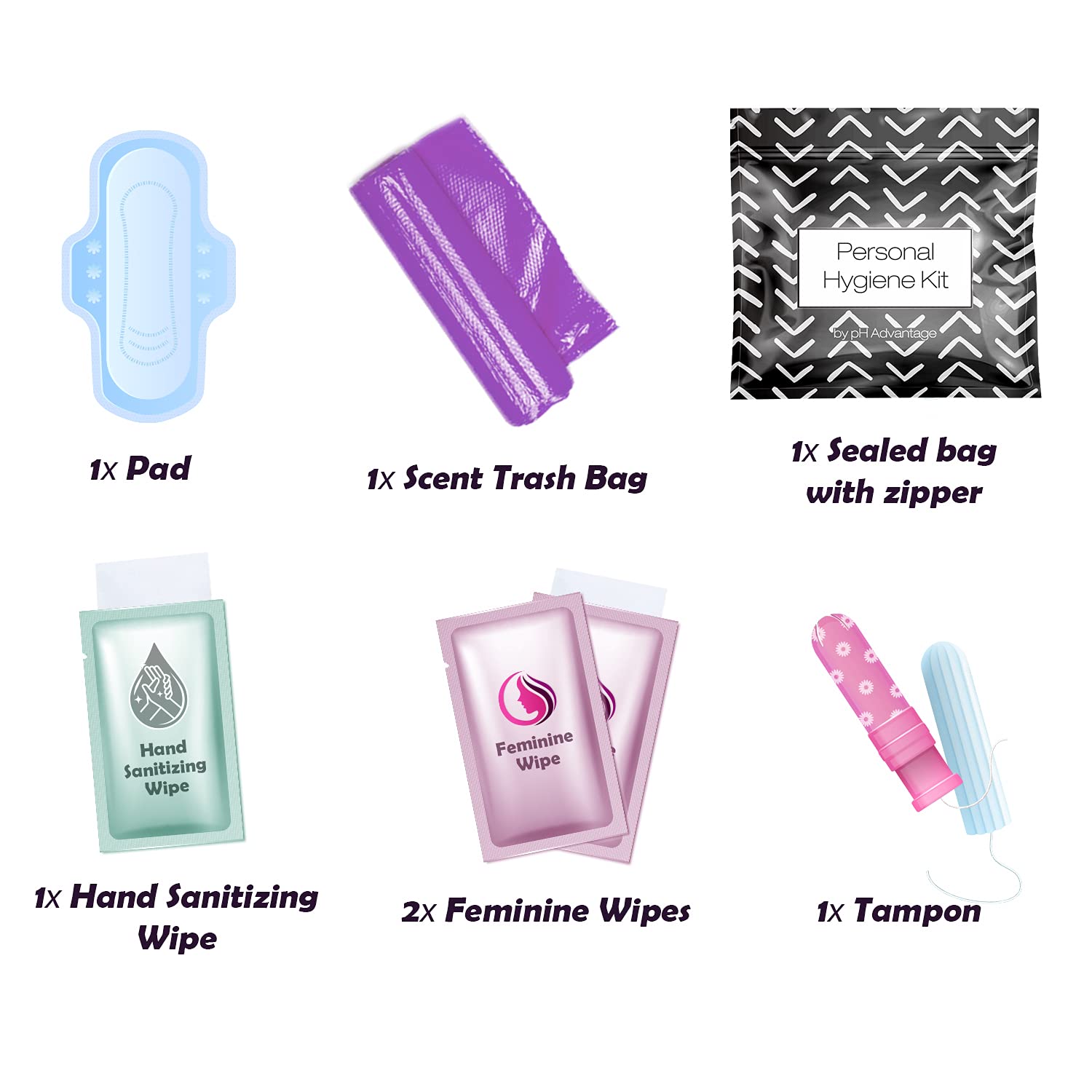Snapklik.com : Menstrual Kit All-in-One Convenience On The Go Single ...