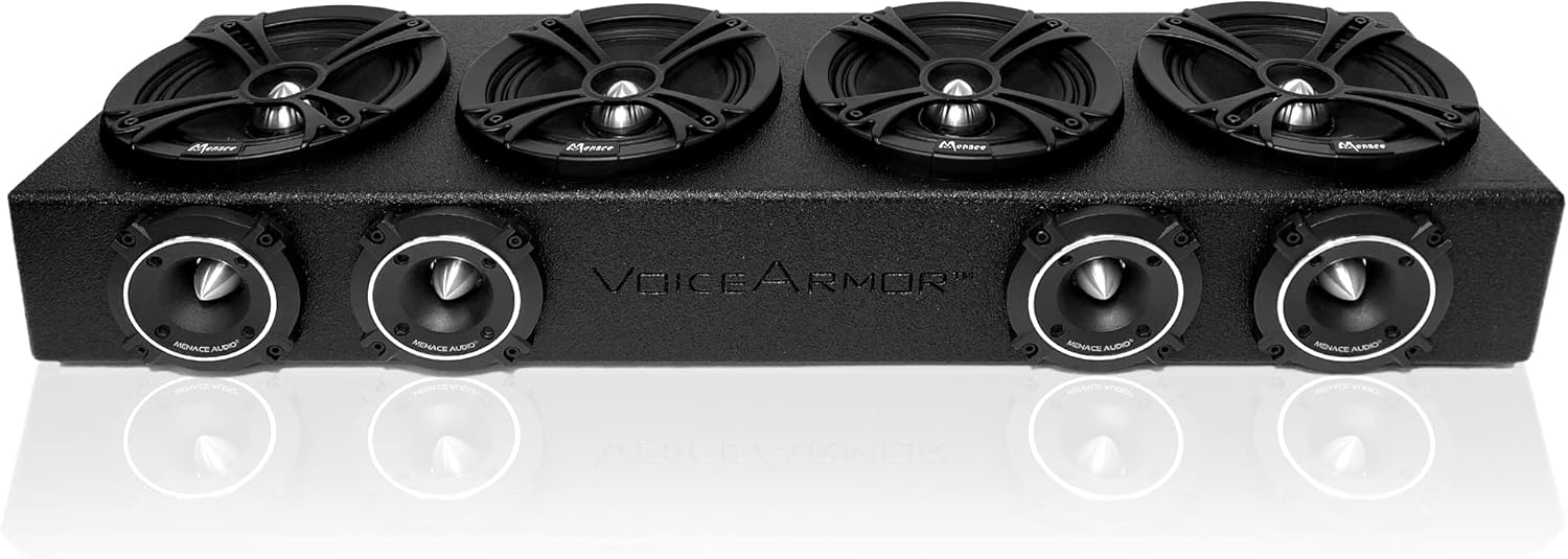 Amazon.com: MENACE AUDIO VOICEBOX® VOICEARMOR MA-VA6525-4S 4-6.5 ...
