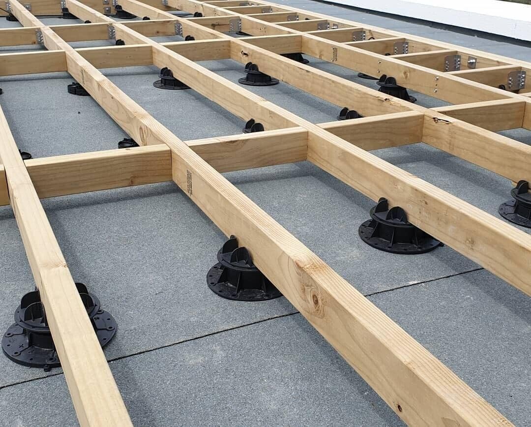 Heavy Duty Adjustable Decking Pedestal Riser for Timber 50mm & 40mm ...