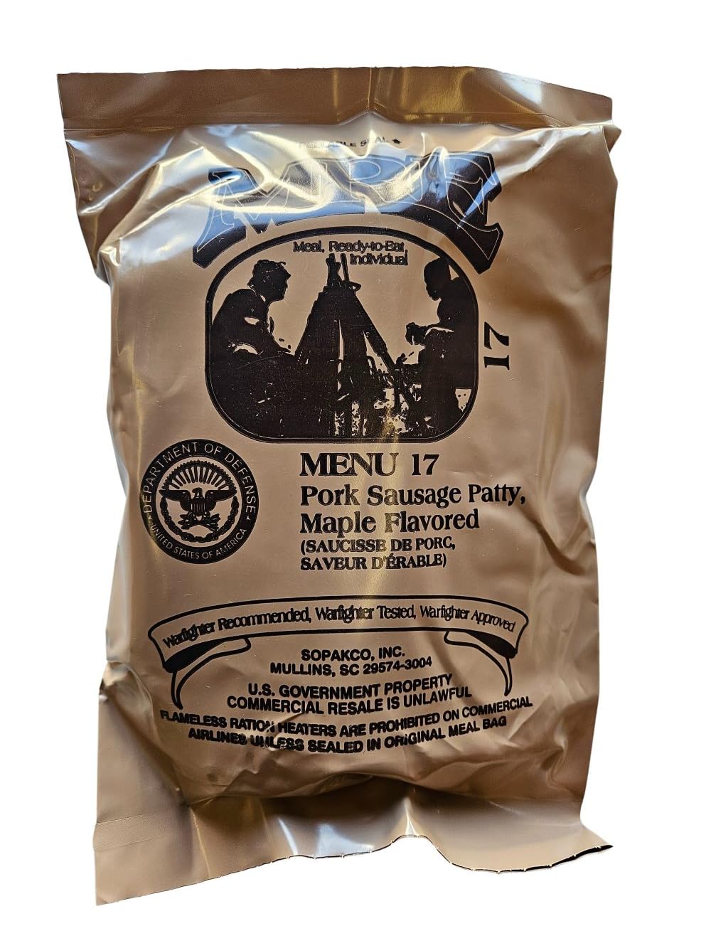 Amazon.com: Genuine USGI Individual MRE [Meal, Ready to Eat] Inspection ...