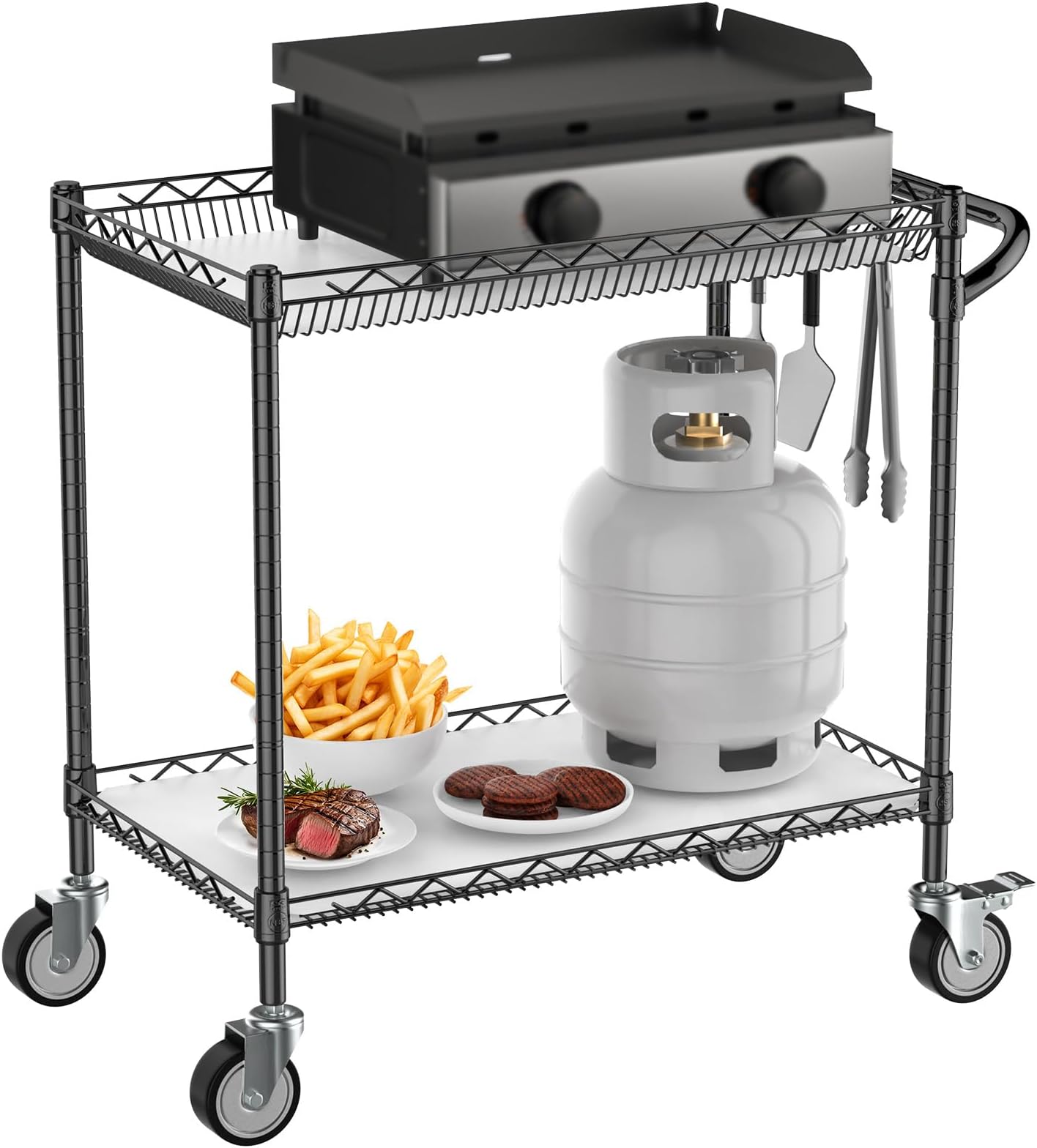 Amazon.com: SafBbcue Outdoor Collapsible Grill Stand for Ninja Woodfire ...