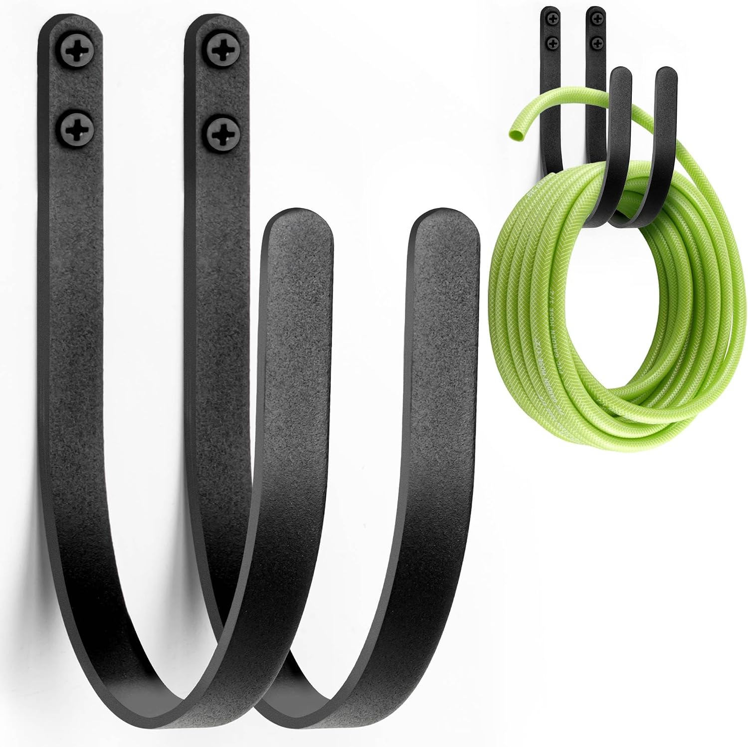 Amazon.com : Lifyzoon Garden Hose Holders Mount: Wall Mount Garden Hose ...