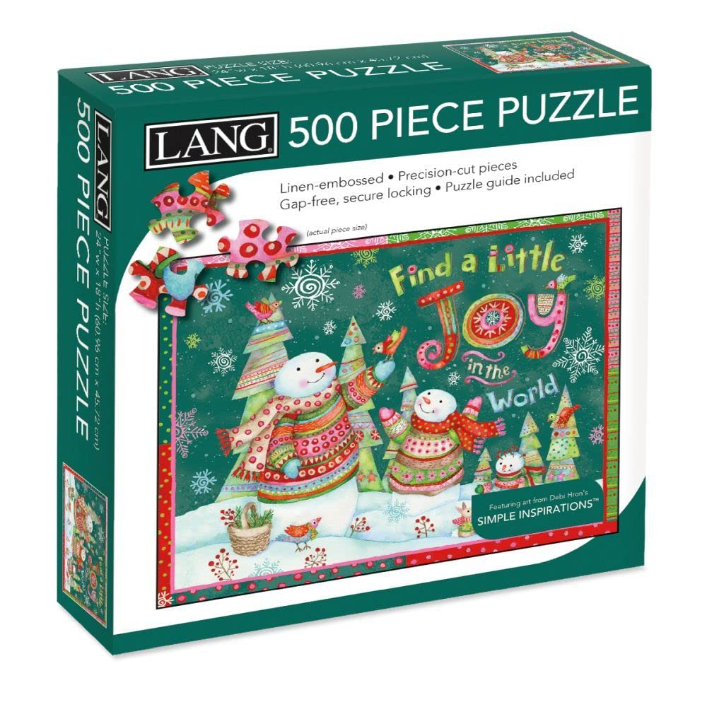 Amazon.com: LANG Find Joy Puzzle - 500 Pc (5039186) : Toys & Games
