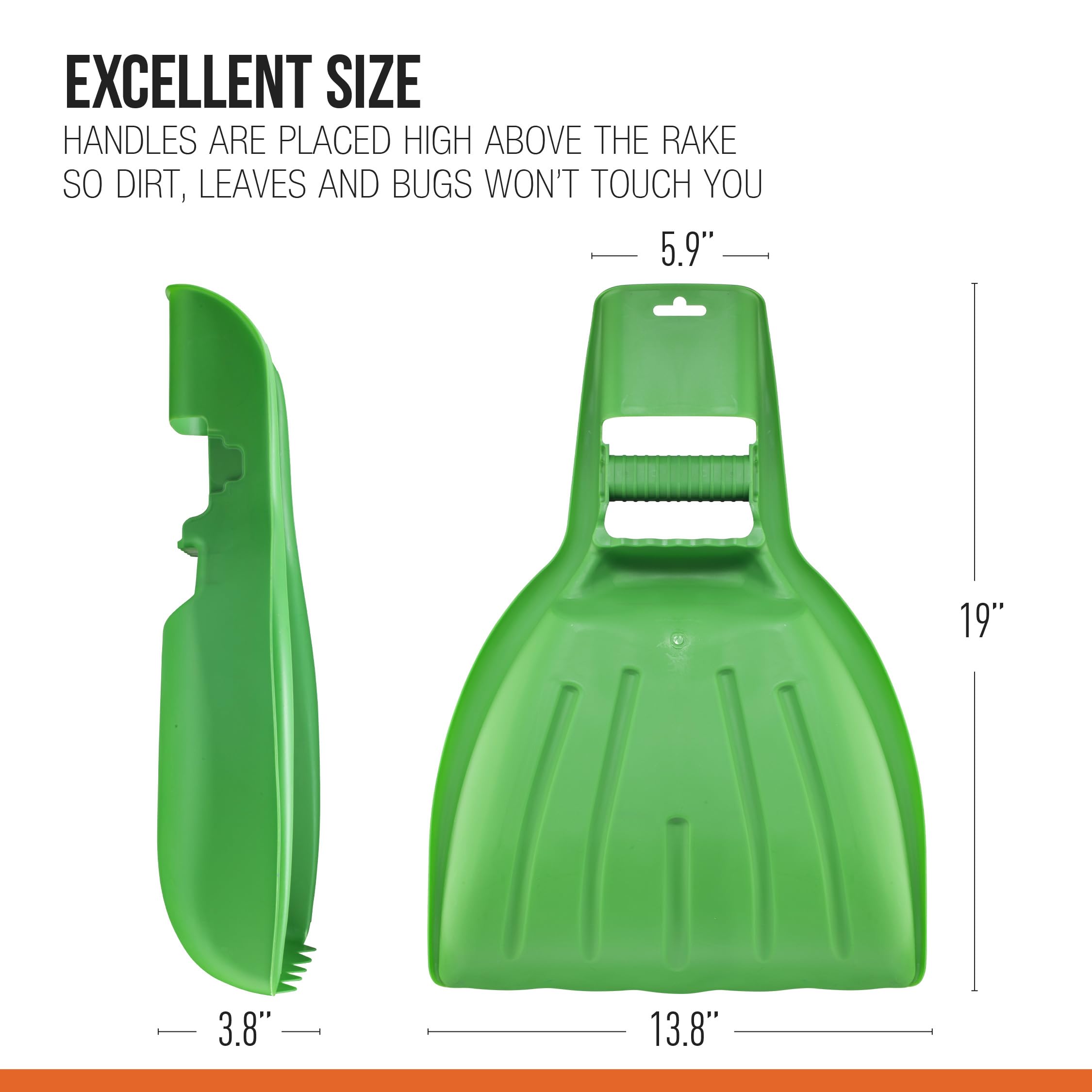 Snapklik.com : Leaf Collector, Leaf Scoops, Hand Rake For Leaf Picker ...