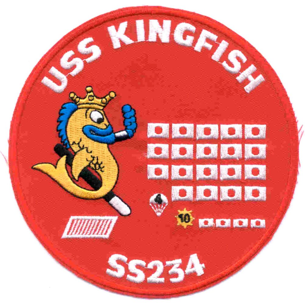 Amazon.com: SS-234 USS Kingfish Patch - Version A Large : Clothing ...