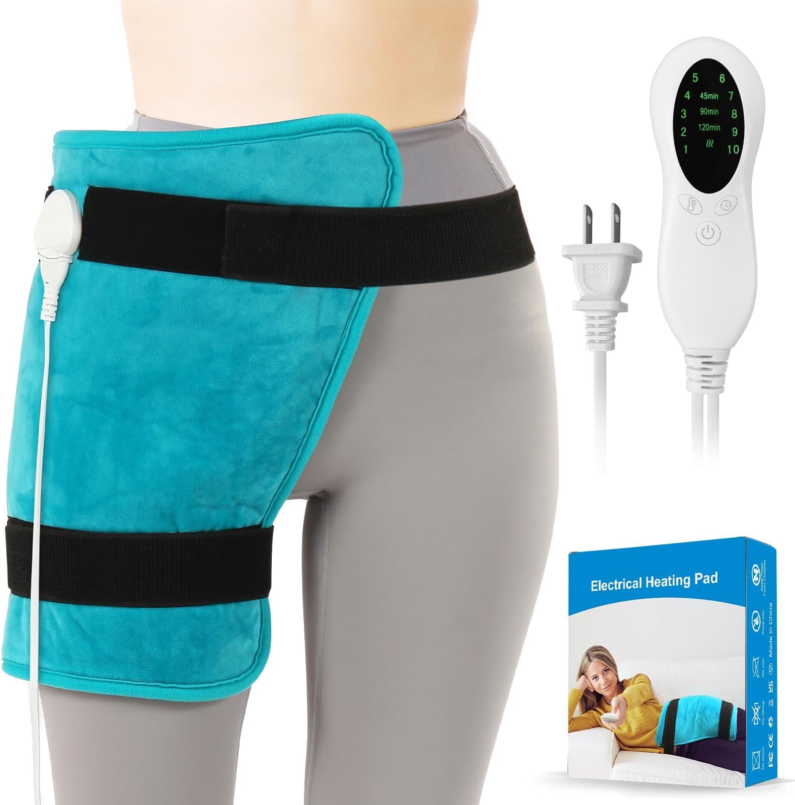 Amazon.com: TABEKE Hip Heating Pad for Hip/Sciatica Pain Relief, Hip ...