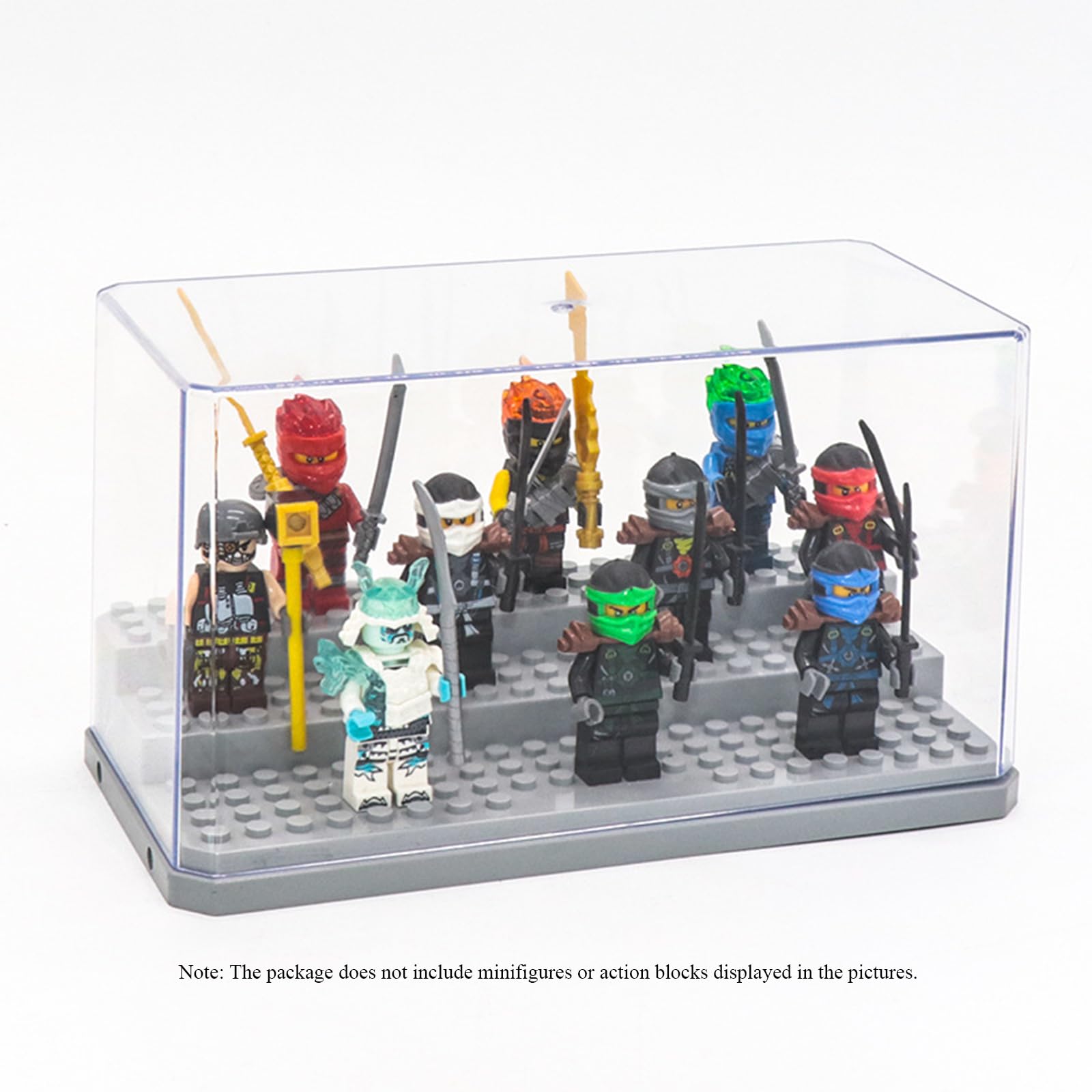 Snapklik.com : Acrylic Minifigure Display Case Stackable Action Figures ...