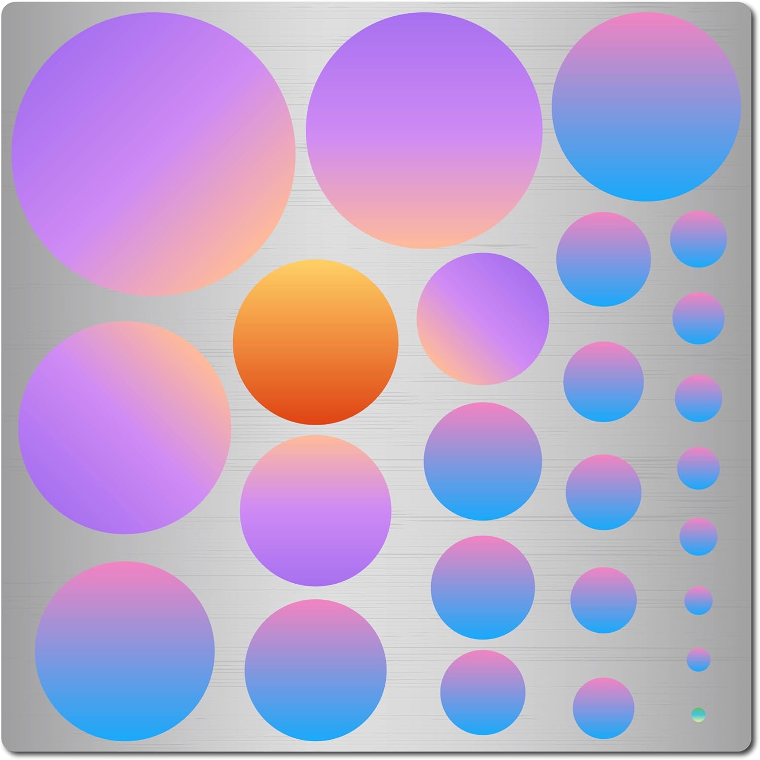 GORGECRAFT 16cm Metric Circle Template Metal Circle Ruler Reusable ...