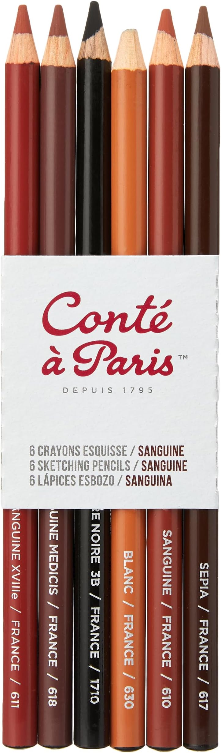 Conté à Paris - Juego de lápices de colores con 12 colores surtidos ...