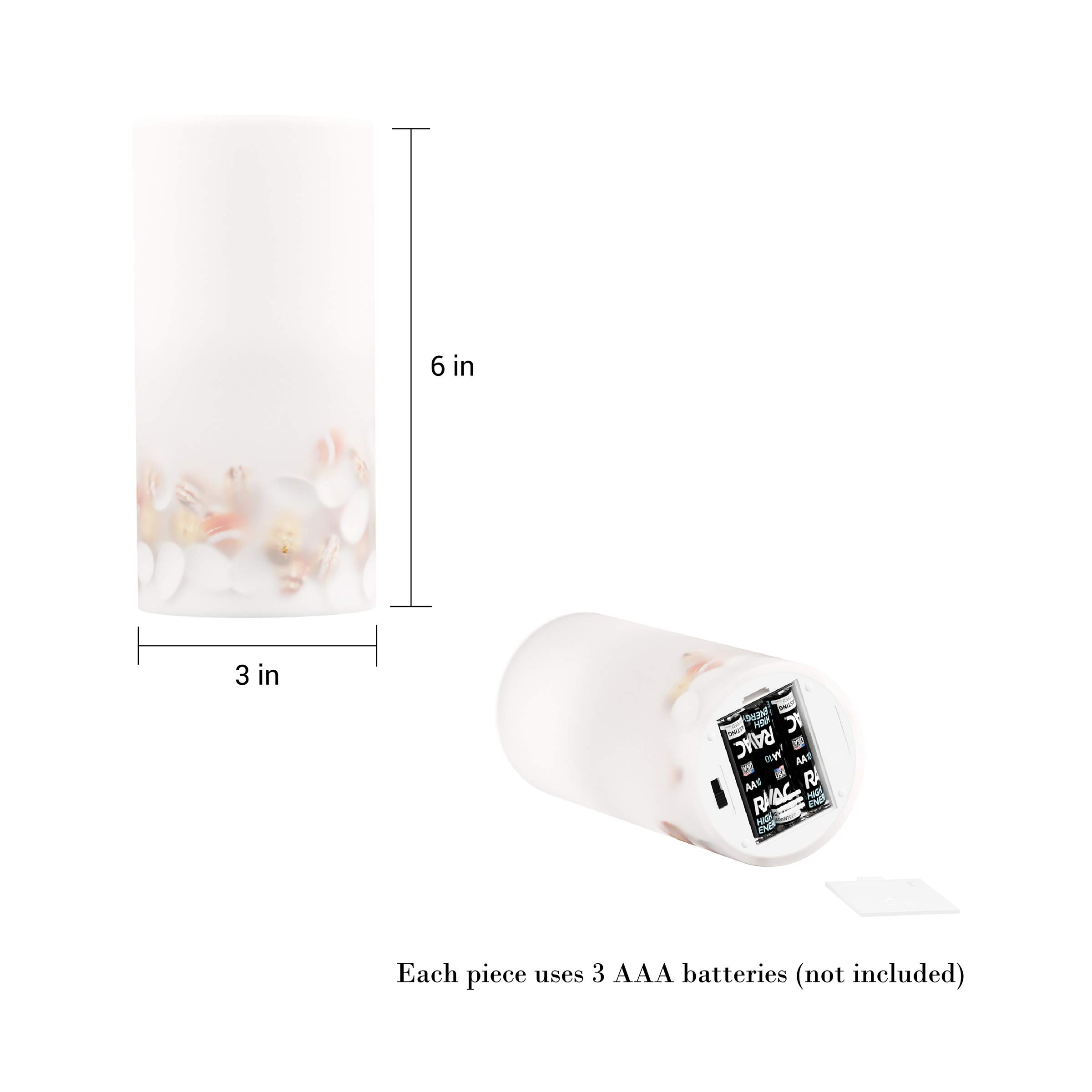 Buy Lavish Home LED Seashell Candles with Remote Control-Set of 2 ...