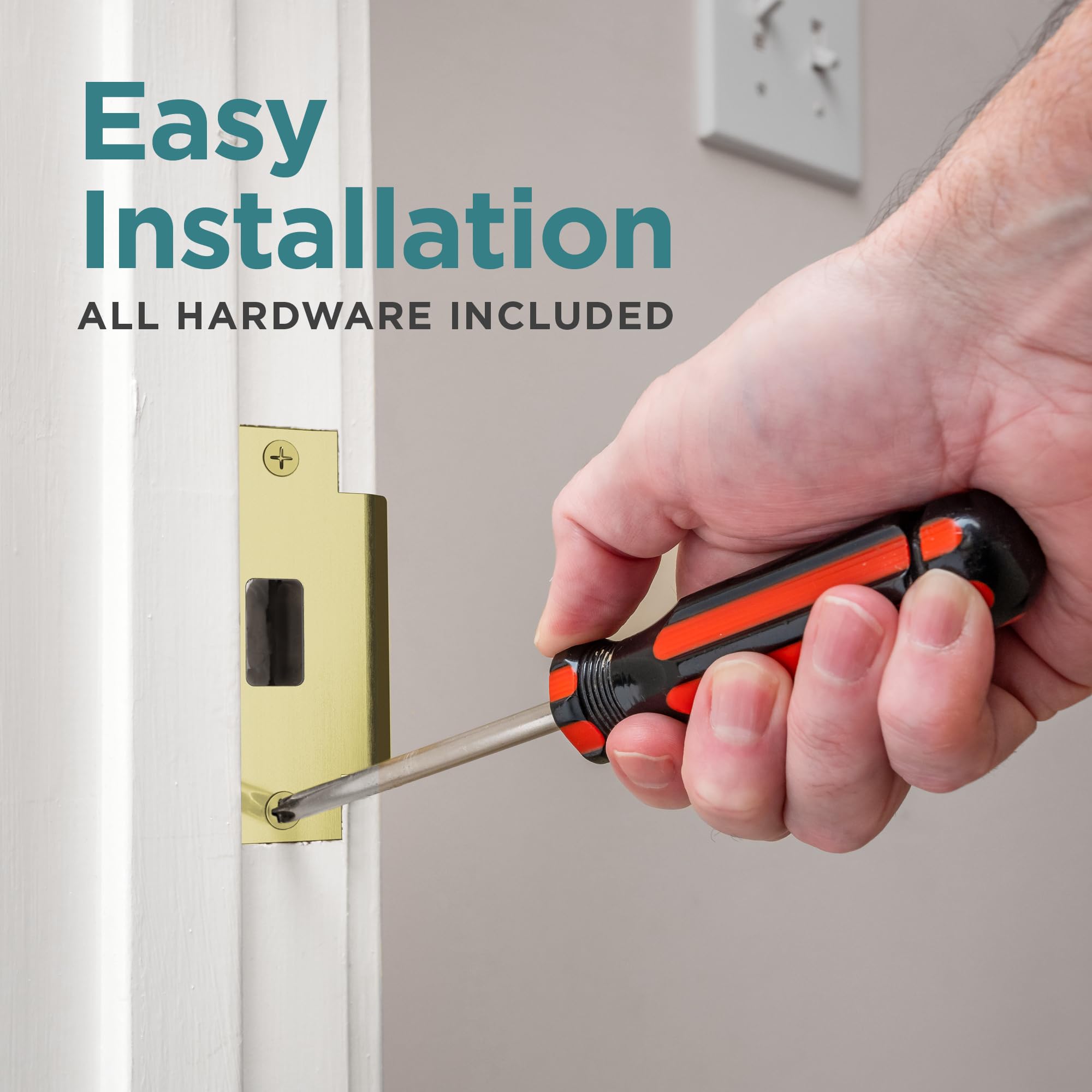 Snapklik.com : NYCO Universal Door Strike Plate 4 7/8" X 3 3/8" X 1 1/4 ...