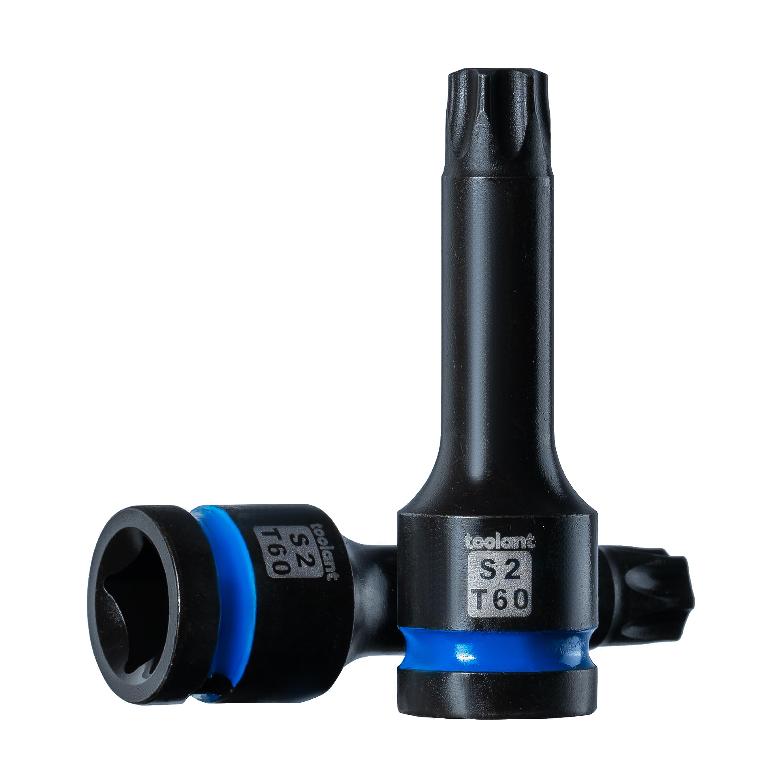 Amazon.com: toolant Torx T60 Impact Bit Socket Set 2pcs,1/2" S2 Steel ...