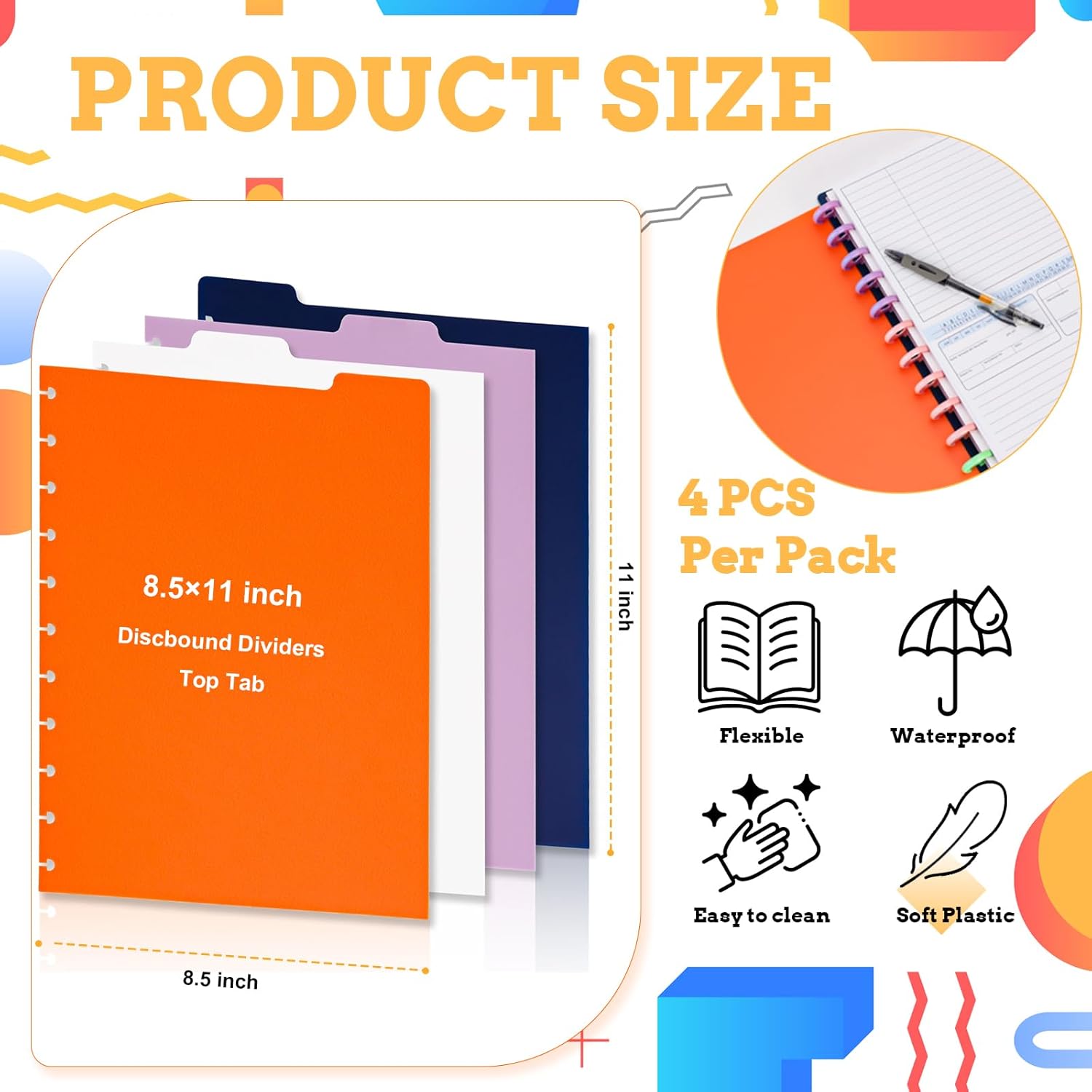 Classic Discbound Dividers - Letter Size Top Tab Nepal | Ubuy