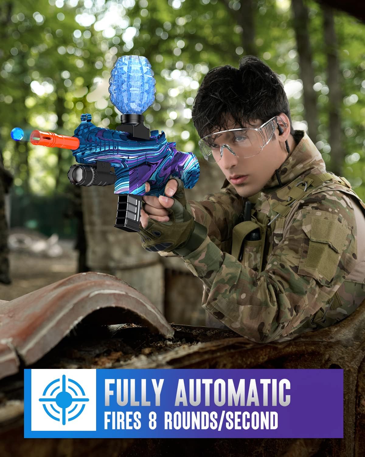 Buy Gel Ball Blaster Automatic - M416 Splatter Ball Blaster with 40K ...