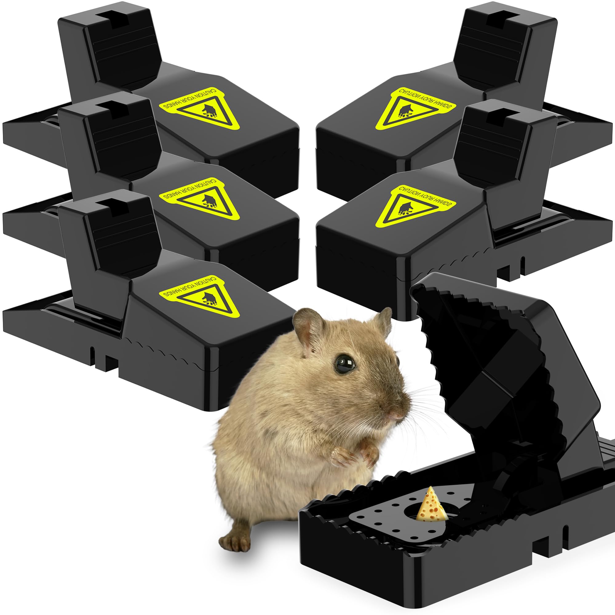 ZENO Mouse Traps 6 Pack | Mouse Trap For Indoors & Outdoors | Mice Trap ...