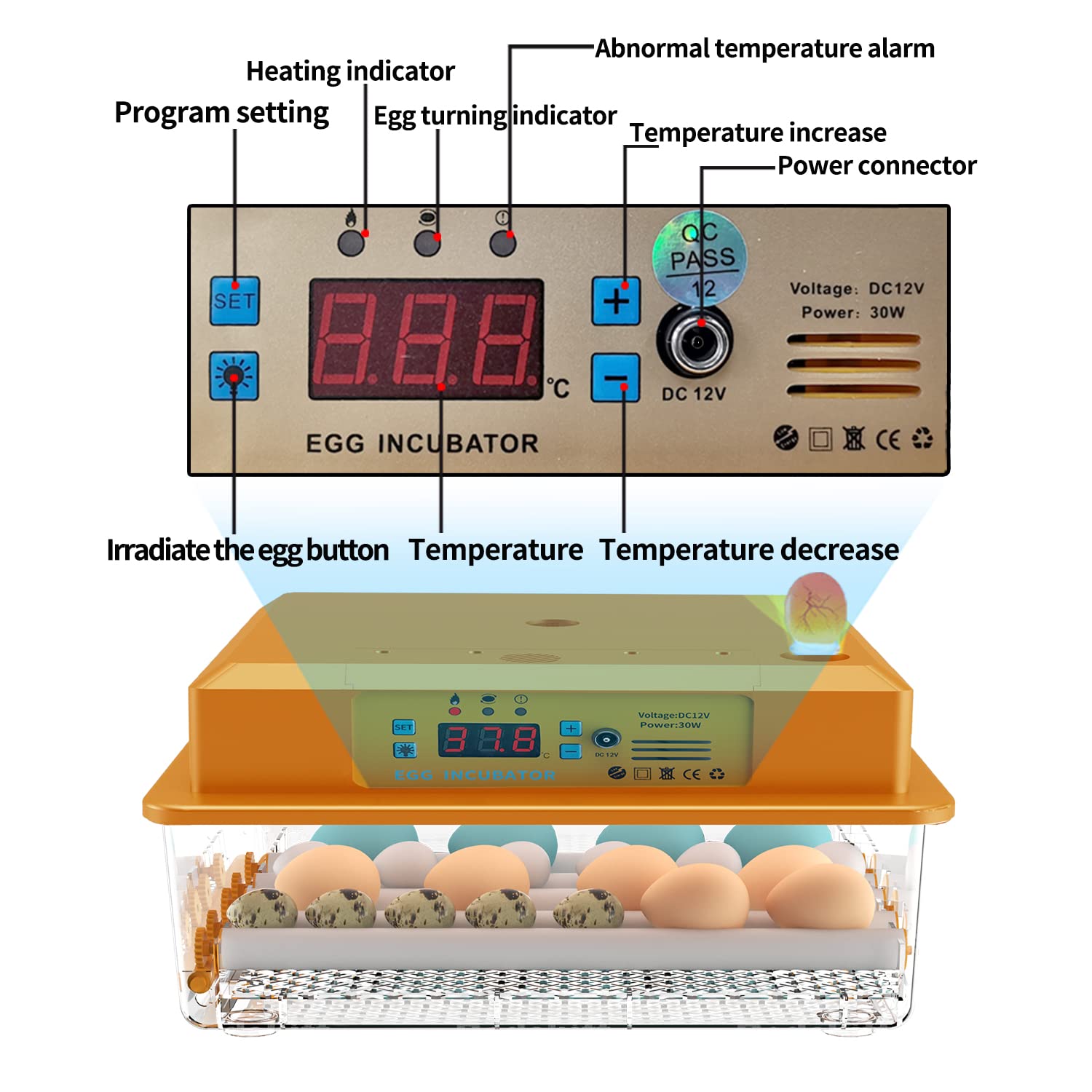 Snapklik.com : Incubator Egg Automatic Incubator Brooding Machine ...