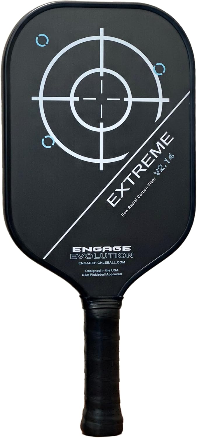 Amazon.com: Engage Evolution Extreme v2.14 Pickleball Paddle - Raw ...