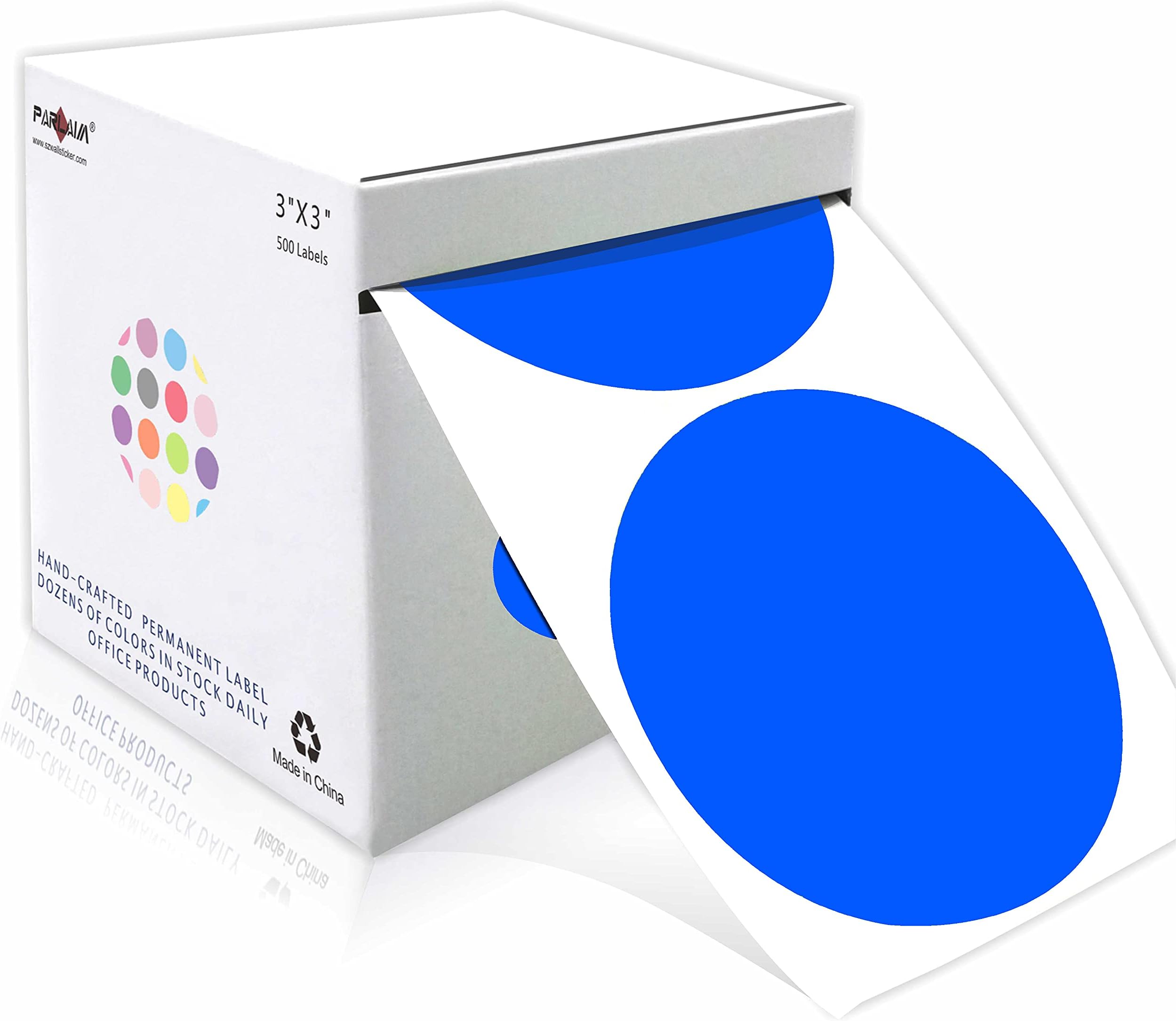 Amazon.com : Blue Color Coding Labels for Organizing Inventory 4 Inch ...