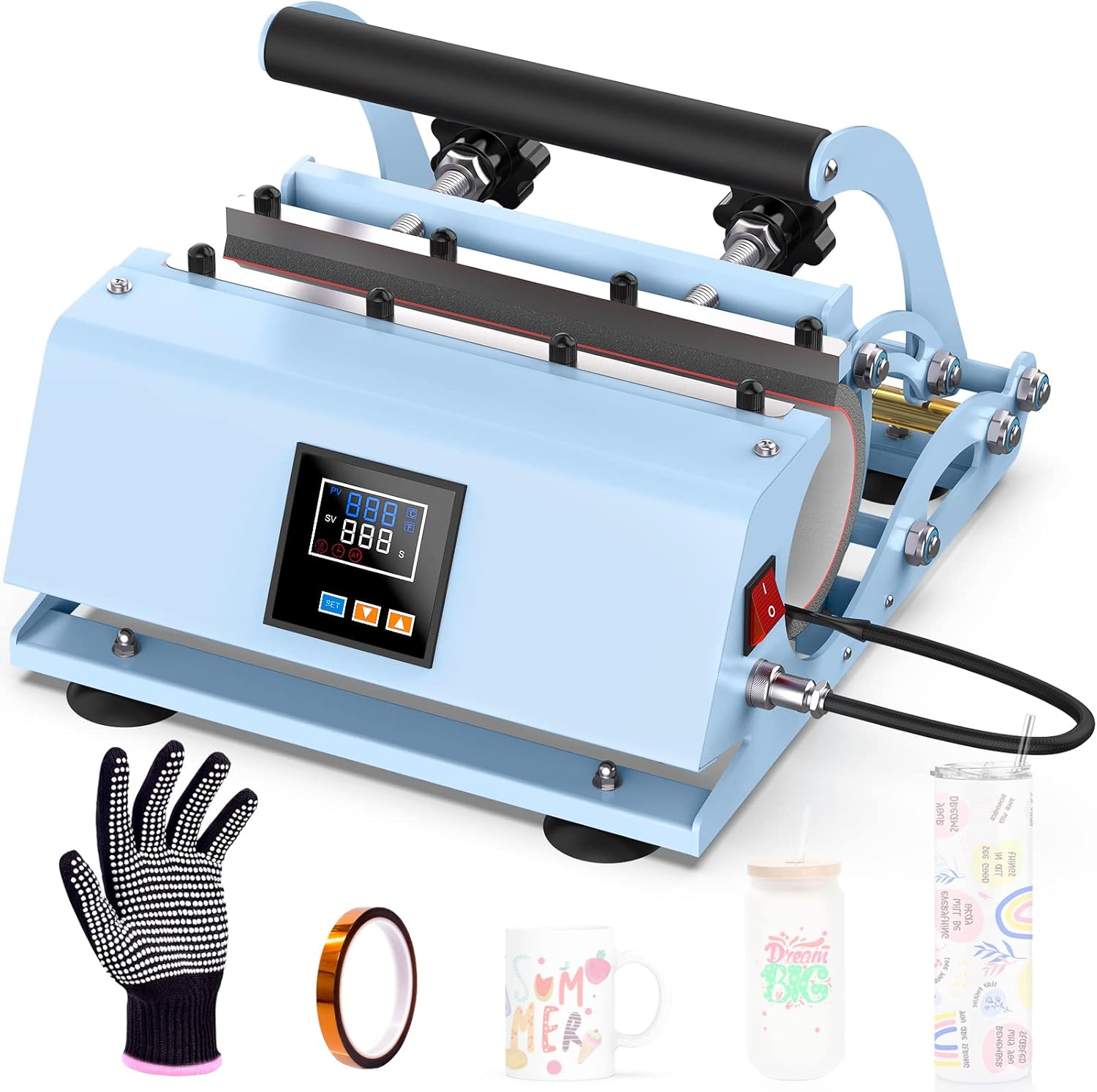 EnjoyColor Pro 30 OZ Tumbler Heat Press Machine, Mug Press for 11 OZ 15 ...